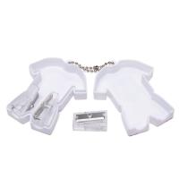 China Football Jersey Mn steel Safe Pencil Sharpener Double Hole for sale