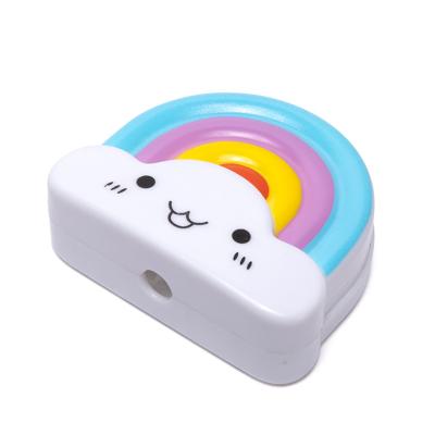 China KID SAFE PATENT Hot Selling Cheap Horse Baby Cute  Fancy Custom Rainbow School Manual Single Hole Animal Pencil Sharpene for sale