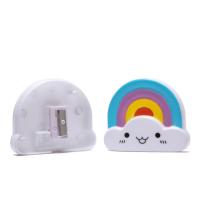 China KID SAFE PATENT Hot Selling Cheap Horse Baby Cute  Fancy Custom Rainbow School Manual Single Hole Animal Pencil Sharpene for sale