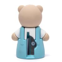 China KID SAFE PATENT Hot Selling Cheap Horse Baby  Fancy Cute  Bear Custom Color School Manual Single Hole Animal Pencil Shar for sale