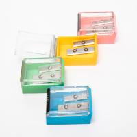 China Colorful 22mm Double Hole Sharpener ODM SJ 0288 3 for sale