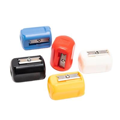 China 24mm Manual Yellow Pencil Sharpener Single Hole for sale