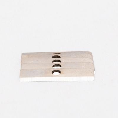 China 23mmX6mm Electroplate Pencil Sharpener Blade One Hole for sale