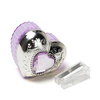 China Patent Fancy Cute Rhinestone Heart Pencil Sharpener Kid Safe for sale
