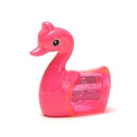 China Baby Kid Safe Swan Cartoon Pencil Sharpener Double Hole for sale