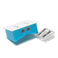 China Fixed Screw Anti Swallow Cartoon Pencil Sharpener Book Shape for sale
