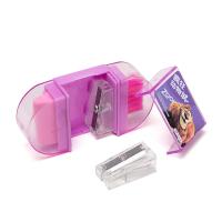 China SP 613 Manual Eraser Brush Kit Cartoon Pencil Sharpener Kid Safe for sale