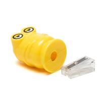 China Manual Worm Caterpillar Cartoon Pencil Sharpener Single Hole for sale