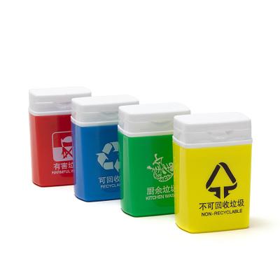 China Office Garbage Trash Can Cartoon Pencil Sharpener Double Hole for sale