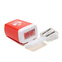 China Office Garbage Trash Can Cartoon Pencil Sharpener Double Hole for sale