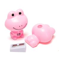 China Kindergarten Frog Cartoon Pencil Sharpener Single Hole for sale