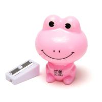 China Kindergarten Frog Cartoon Pencil Sharpener Single Hole for sale