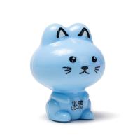 China Decal Cat Animal Shaped Pencil Sharpener Single Hole for sale