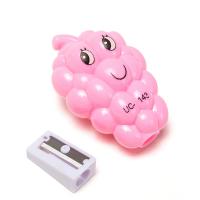 China Colorful Smile Fruit Grape Art Pencil Sharpener Baby Toy for sale