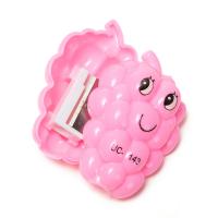 China Colorful Smile Fruit Grape Art Pencil Sharpener Baby Toy for sale