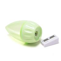 China Silk Printing Oval School Pencil Sharpener Multi Color for sale
