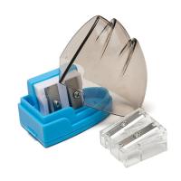 China Sydney Opera House Plastic Pencil Sharpener Clear Transparent for sale