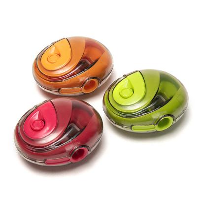 China Red Yellow Green Portable Mn Novelty Pencil Sharpener Classroom for sale