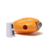 China Fixed Screw Safe Office Pencil Sharpener With 3 Color for sale
