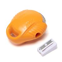 China Fixed Screw Safe Office Pencil Sharpener With 3 Color for sale