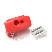 China Silk Printing Logo Office Pencil Sharpener Detachable Blade for sale