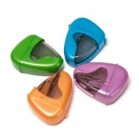 China Nontoxic Geometric Office Depot Pencil Sharpener With Lid for sale