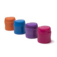 China Orange Barrel Shape Kawaii Pencil Sharpener Two Hole for sale