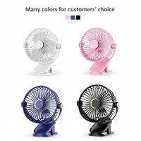 China Custom Plastic Mold to Clip Fan With LED Night Light USB Rechargeable Portable Desk Mini Fan for sale