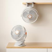 China Custom Plastic Mold to Clip Fan With LED Night Light USB Rechargeable Portable Desk Mini Fan for sale