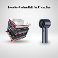 China Custom Plastic Mold to Handheld Fan 3-Speed Turbo Handheld Fan | USB Rechargeable Portable Mini Air Cooler for Outdoor for sale