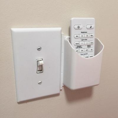 China No Screwups Remote Control Holder No Damaging Wall Installs in Seconds  Great for TV, Ceiling Fan and Roku Remotes Light Switch. for sale