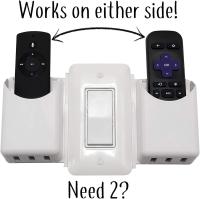 China No Screwups Remote Control Holder No Damaging Wall Installs in Seconds  Great for TV, Ceiling Fan and Roku Remotes Light Switch. for sale