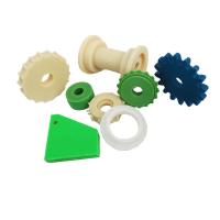 China Plastic Moulded Parts for Gear Parts with Pe Peek Pc  Plastic Materials High Quality Plastic Injection Gear Parts for sale