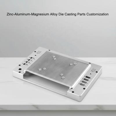 China Zinc Aluminum Magnesium Alloy Die Casting Electronic Shell Custom Precision Die Cast Parts with Good Surface Finishes for sale