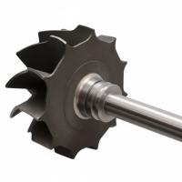 China 5-axis Simultaneous CNC Machining for Aluminum Alloy Custom High-precision CNC Machining for Aviation Impellers and Blades for sale