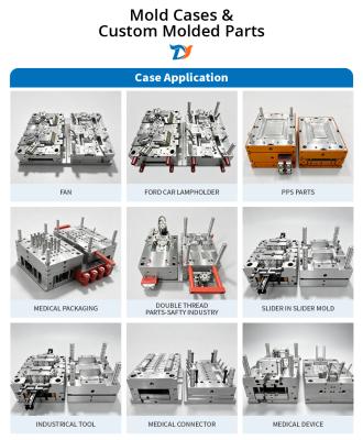 China Custom Mold Making Plastic Injection Mold Hot Runner Multi Cavity P20 Steel Automotive Mold ABS Shell Mold OEM Service for sale
