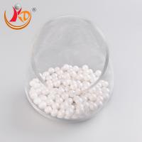 China Refractory White Ceramic Balls / Beads Zirconium Polished ROHS for sale