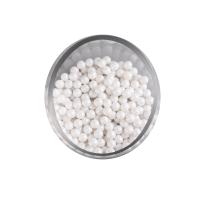 China Refractory White Ceramic Balls / Beads Zirconium Polished ROHS for sale