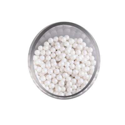 China Refractory White Ceramic Balls / Beads Zirconium Polished ROHS for sale