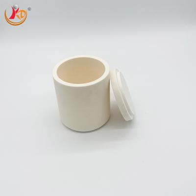 China Cylinder Shape Zirconia Grinding Jar High Acid Resistance and High Impact Resistance for sale