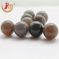 China Natural Color Agate Milling Ball Agate Grinding Ball for Ball Mill Red Agate Beads for sale