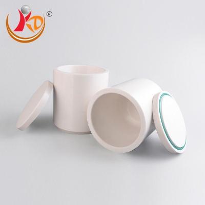 China 2L Ceramic Clay Zirconium Nitrate Cassava Leaves Grinding Machine Jar for sale