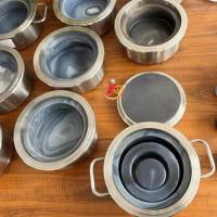 China 50mL Capacity Abrasion Resistant Agate Milling Bowls with Free Contamination for Fritsch Ball Mill for sale