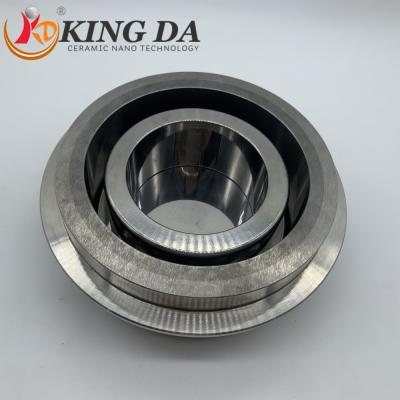 China Tungsten Carbide Grinding Jar with Steel Jacket 4PCS for Disc Mill for sale