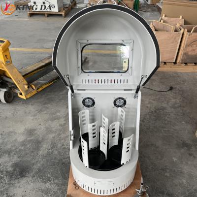 China 4-Station Vertical Planetary Ball Mill 90-870 RPM Nano Grinding Machine with 0.1μm Granularity for Laboratory for sale