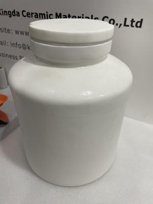 China Large Capacity Alumina Roller Mill Jar 10L 99% Al2O3 Ceramic Milling Pot for Industrial Jar Mill Grinding for sale