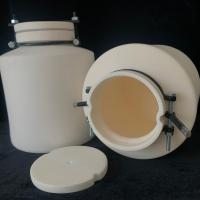 China Rolling Jar Mill Alumina Ceramic Jar 1L 3L 5L 10L for Horizontal Grinding for sale