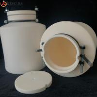 China Rolling Jar Mill Alumina Ceramic Jar 1L 3L 5L 10L for Horizontal Grinding for sale