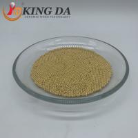 China Yellow Ceria Stabilized Zirconia Beads 0.3-3.5mm High Wear Resistant Grinding Media for sale
