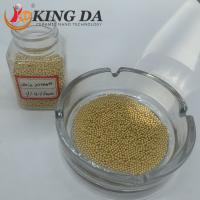 China Yellow Ceria Stabilized Zirconia Beads 0.3-3.5mm High Wear Resistant Grinding Media for sale